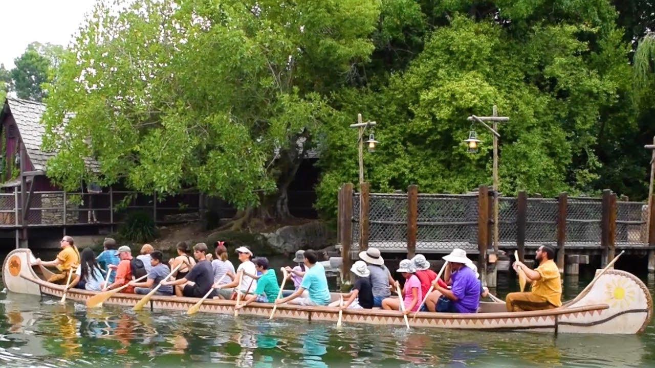 MyDisneyFix | Davy Crockett's Explorer Canoes POV, Disneyland Park ...