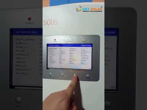 BMS Setting of Lithium-Ion Battery | DiPower BMS Configuration with Solis Inverter