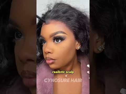 It's giving SCALP💕Hidden strap 360 lace wig💕 #cynosurehair #cynosure #hairstyle#360wigs #curlyhair