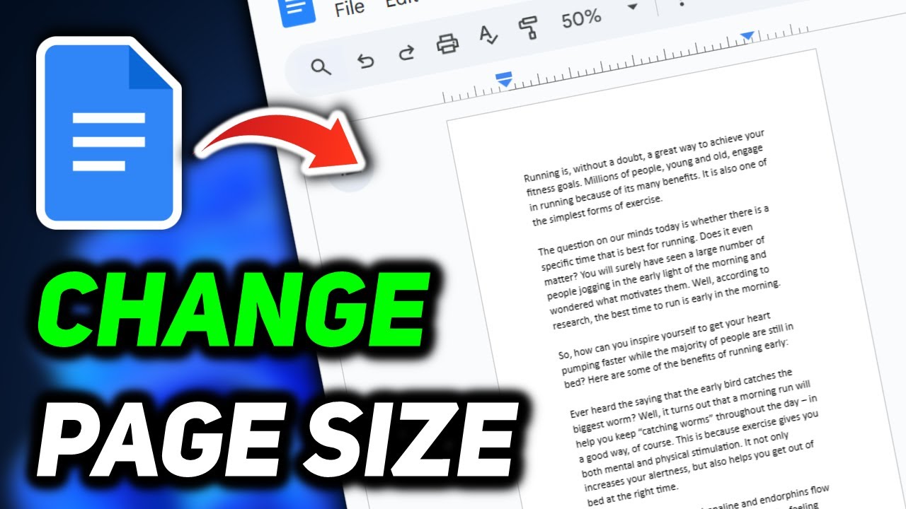 How to Change Page Size in Google Docs | Change Google Docs Page Size