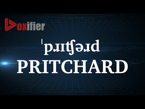 How to Pronunce Pritchard in English - Voxifier.com