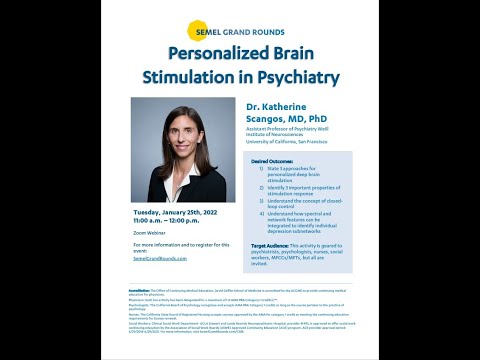 Semel Grand Rounds, 2022-01-25, Dr. Katherine Scangos