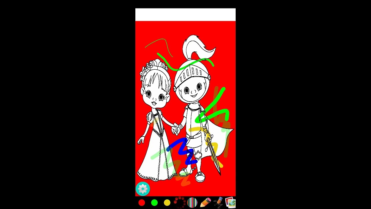 Coloring Magical Princesses and Fairy