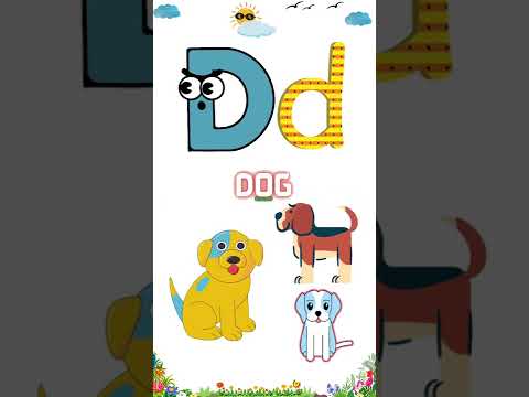 D letter words, Dog Doll Deer, Alphabet, Phonics, ABCD #alphabet #phonics #alphabetlore #shorts