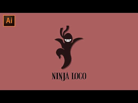 Ninja logo design | logo design | illustrator tutorial 2021