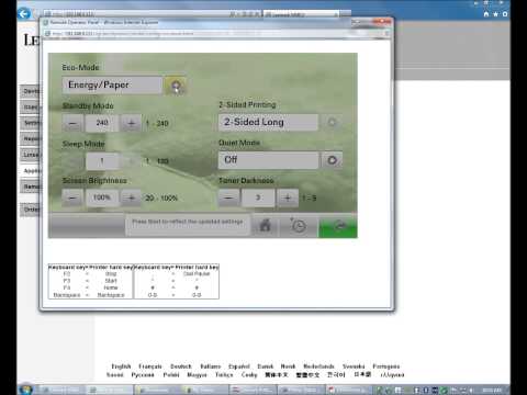 Lexmark MS812de Network & Software Installation