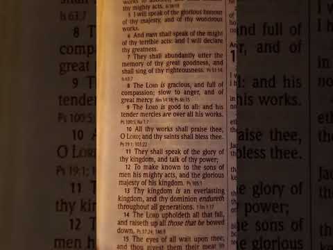 Psalm 145:8-12 KJV