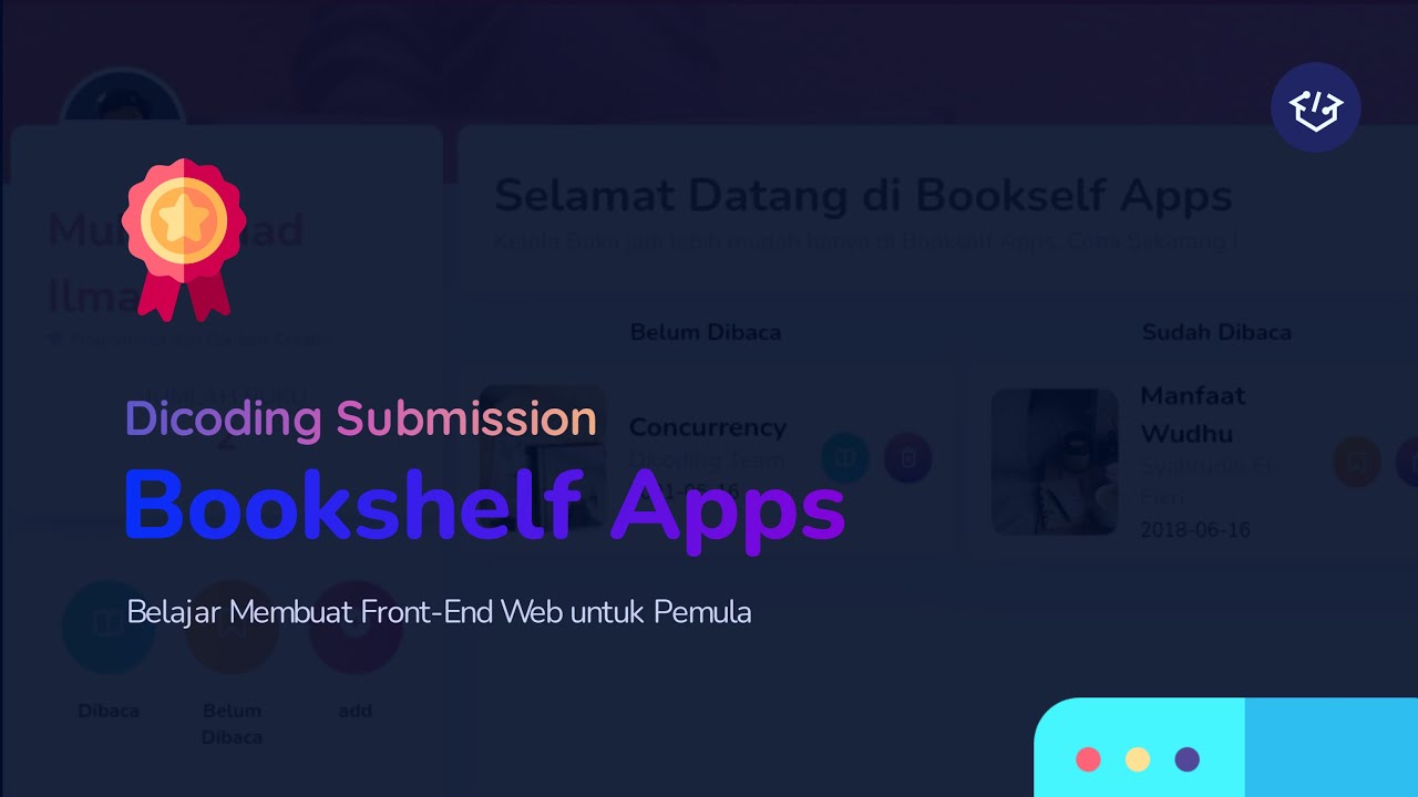 Bookshelf Apps | Belajar Membuat Front-End Web untuk Pemula | Dicoding Submission
