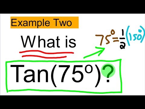 Tan75 Proof Using Half Angles