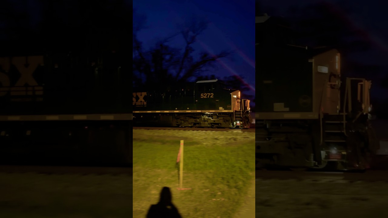 CSXT 5272 leads on CSX M541-23 with a RL K5LA on 02/25/2026 #Shorts #train