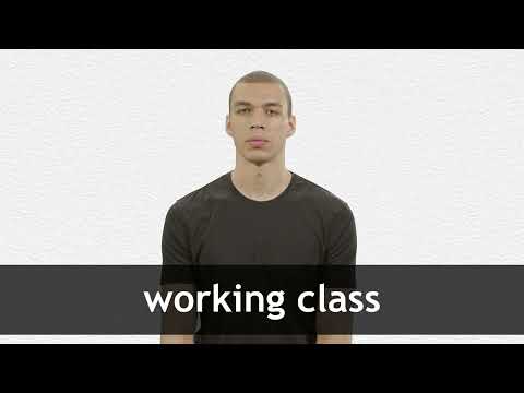 WORKING CLASS definition and meaning | Collins English Dictionary