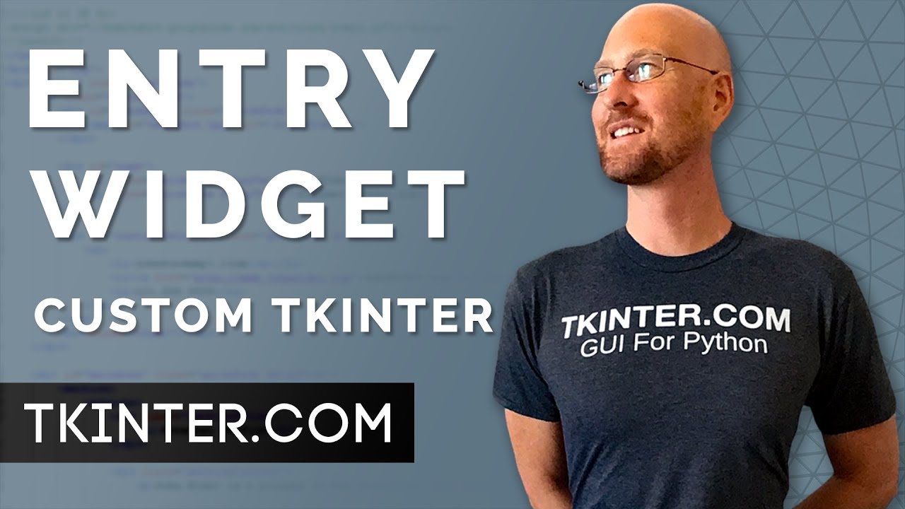 Entry Widgets in CustomTkinter - Tkinter CustomTkinter 3
