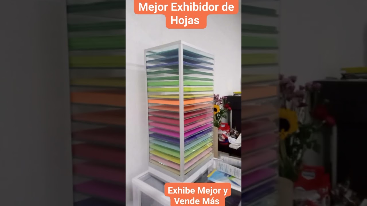 Mejor Exhibidor para hojas. Tamaño carta