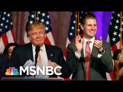 Eric Trump On Ivanka Facing Sexual Harassment | Andrea Mitchell | MSNBC