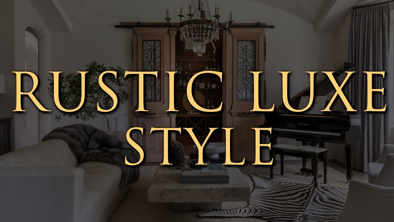 Rustic Luxe Decorating | 10 Interior Design Tips for a Warm, Elegant Home