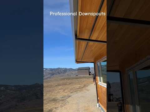 Out of view downspouts #diy #rain #gutters #guttering #construction #homeimprovement