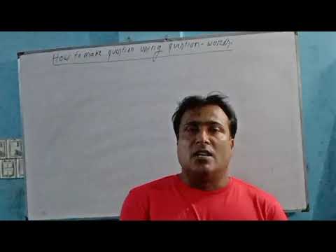 Question Words class- Arif sir (Cadet batch)