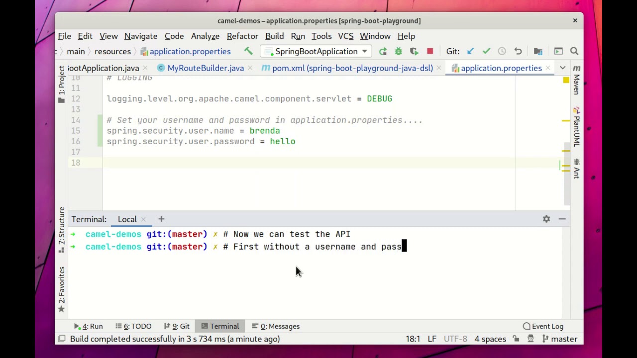 Secure an Apache Camel + Spring Boot REST API with Basic Authentication