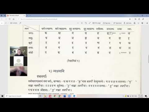 Sanskrit Alphabet and Basic Etymological structure