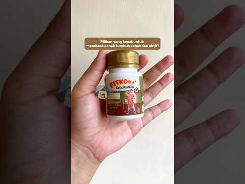 Fitkom CalciGROW: Nutrisi Lengkap untuk Tulang Kuat dan Pertumbuhan Sehat š #racuntemen #vitamin