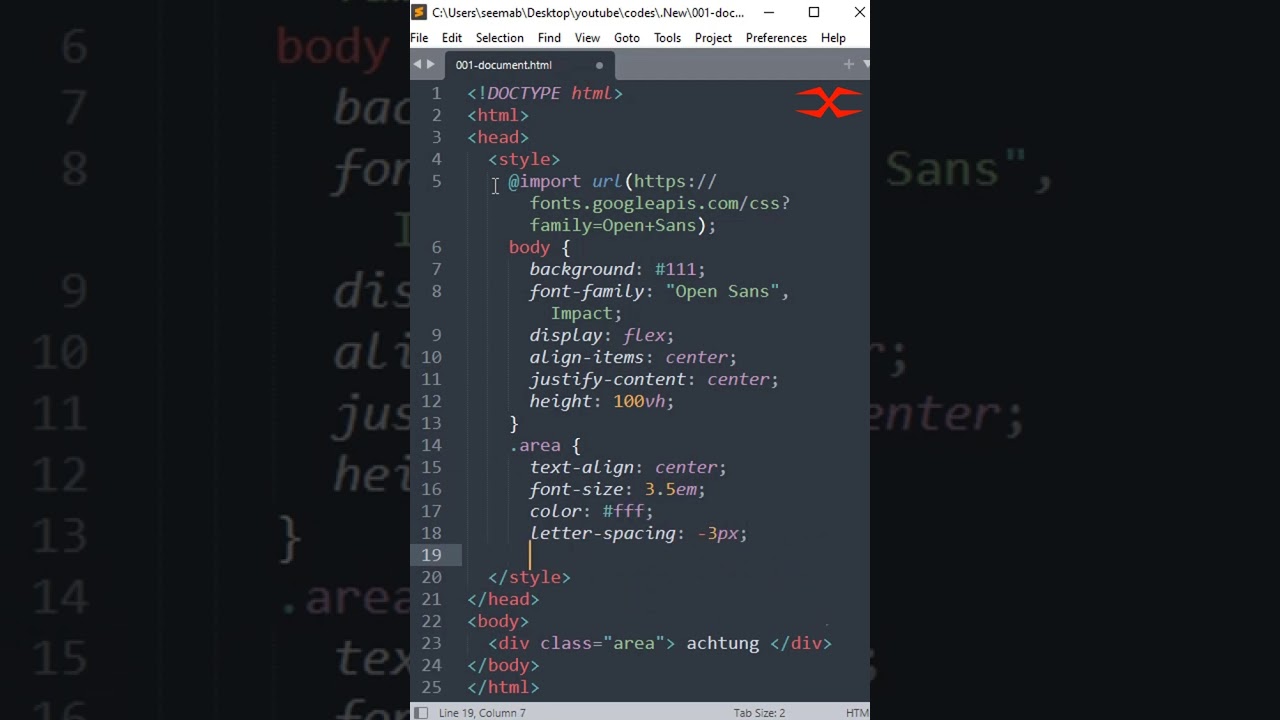 Text Lightning | HTML CSS
