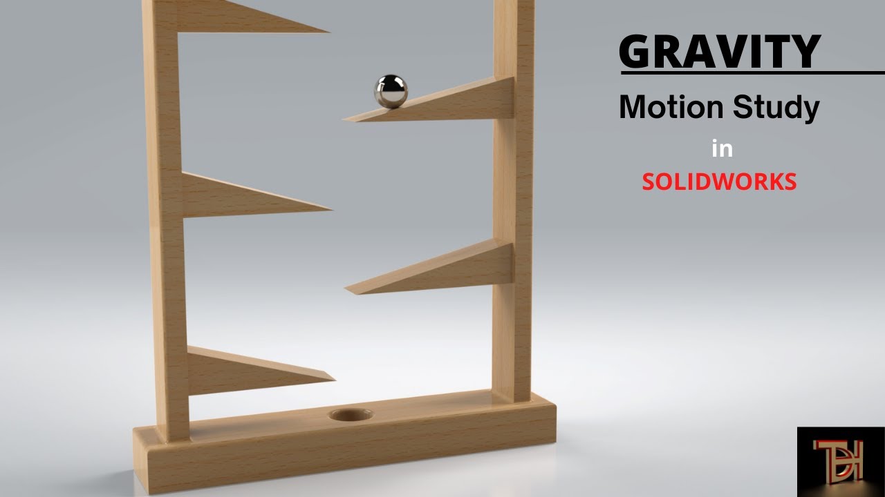 GRAVITY Motion study Tutorial | Solidworks tutorial for engineers.