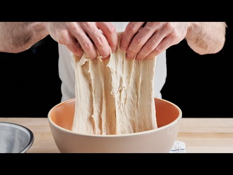 How to stretch and fold sourdough vigorously