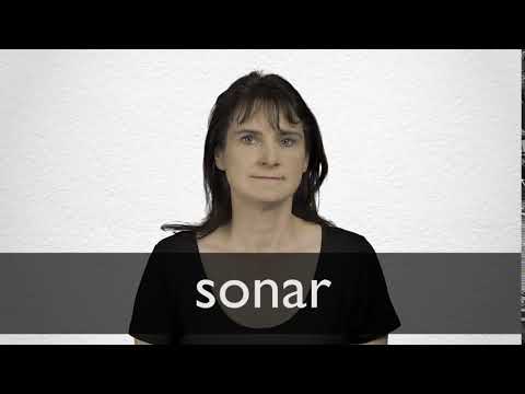 How to pronounce SONAR in British English