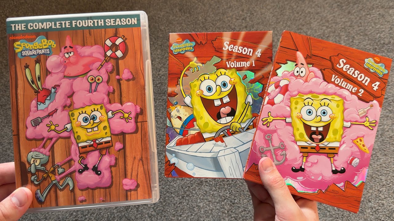 SpongeBob Season 4 DVD Set Comparison
