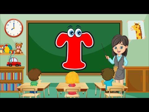 Words That Start with T | 9 Words That Start with Letter T for Toddlers | Kids Learning Videos