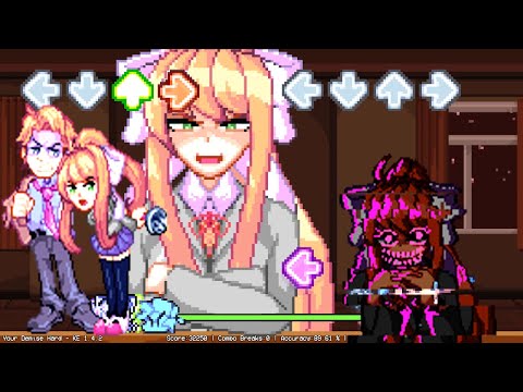 FNF Monika Full Week + BONUS (HARD!!) Friday Night Funkin Mod