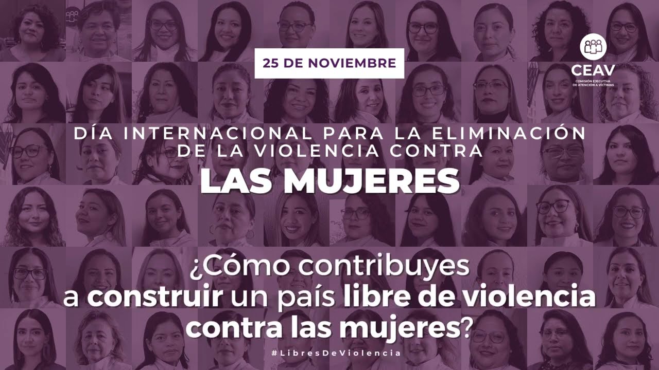 💜¿Cómo contribuyes a construir un país libre de violencia contra las mujeres?