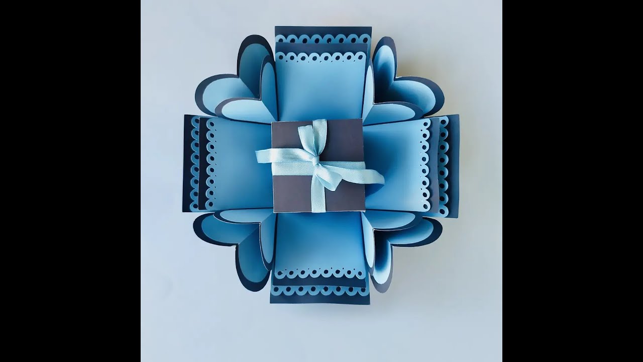 DIY ♥️ Caja explosiva sorpresa elegante. Manualidades e ideas fáciles