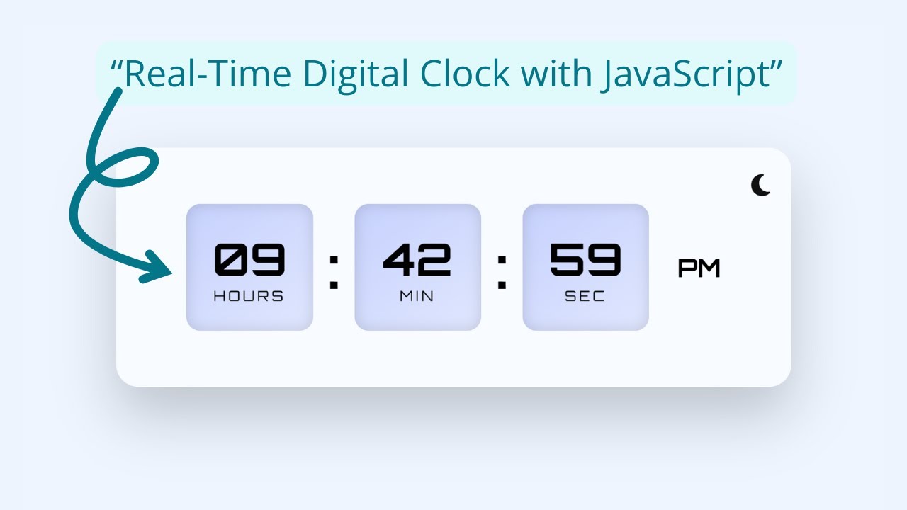 ⏰ How to Build a Dynamic Digital Clock Using HTML, CSS & JavaScript | Beginner Web Dev Project