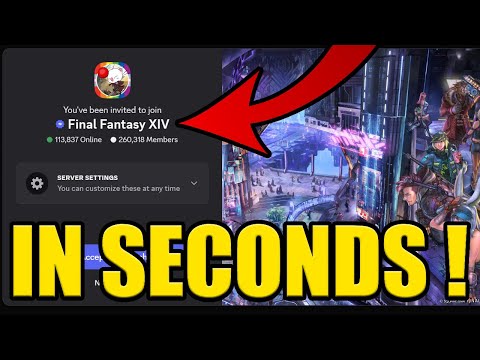 HOW to JOIN FINAL FANTASY XIV DISCORD SERVER ✅PC & MOBILE✅