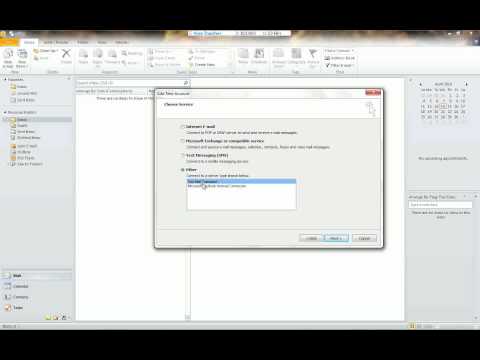 Microsoft Outlook 2010 : Hotmail Account setting