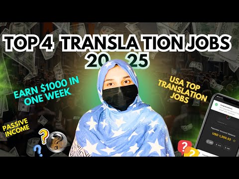 Top 4 Online Translation Jobs Website You Can Do Work from Home Jobs 2025!