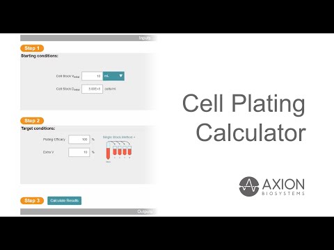 Cell Plating Calculator "How-To" Guide