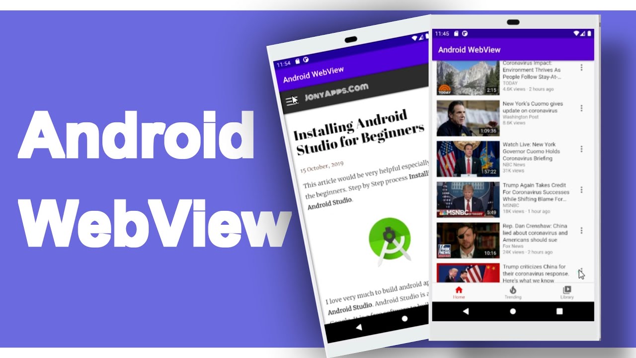 How to Convert Website into Android App using Kotlin | WebView | Android Studio
