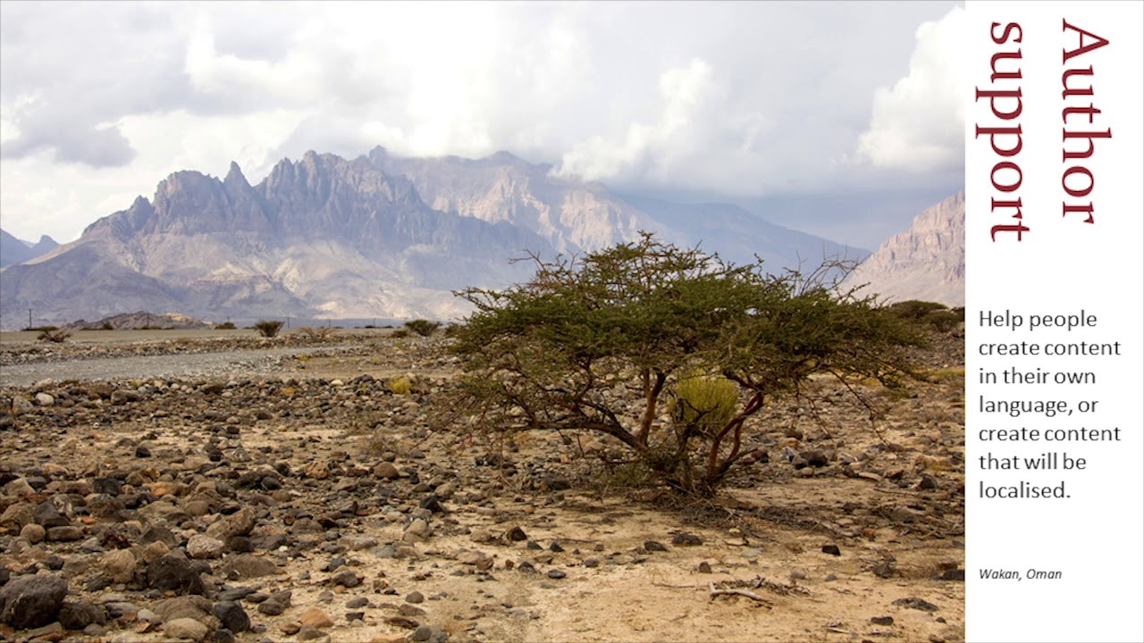 Making the World Wide Web world wide