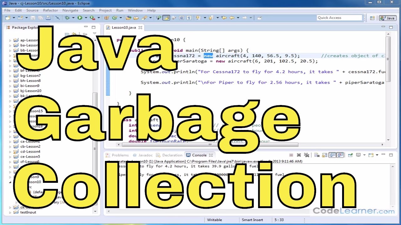 Java Tutorial - 11 - Garbage Collection