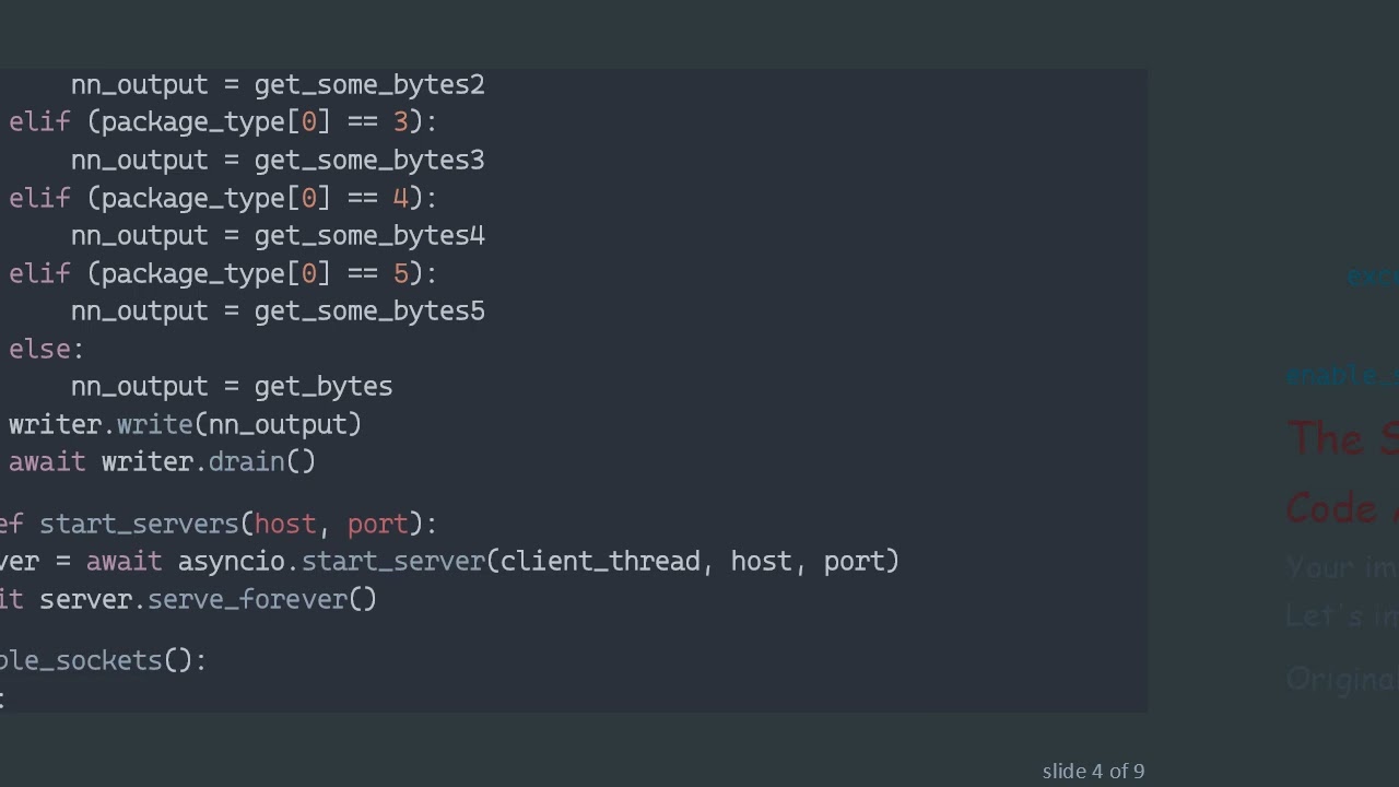 How to create multiple sockets using asyncio in Python