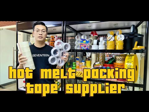 Wholesale hot melt carton sealing tape,hs code for hot melt adhesive tape,tan hot melt tape