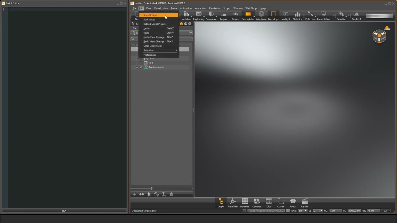 VRED Python Tutorial 2: How to write scripts for VRED with Python