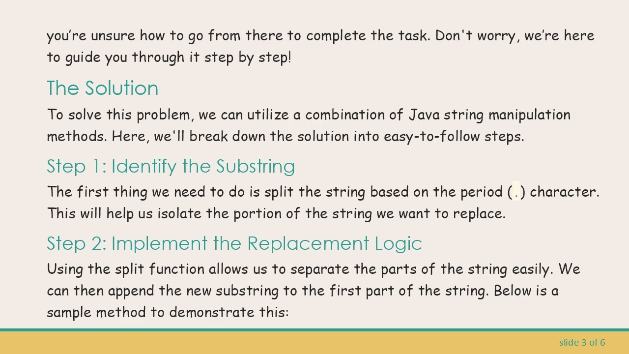 How to Easily Replace a Non-Specific Substring in a String using Java