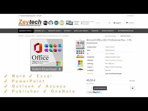 Microsoft Office 2021 Professional Vollversion Kaufen - www.Zeytech.de
