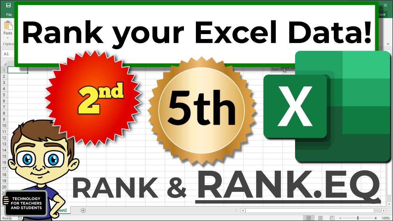 Rank Your Excel Data with the RANK Function