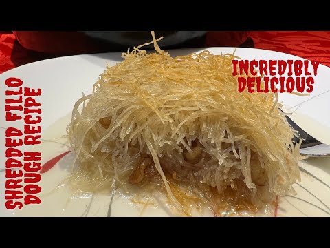 Incredibly Delicious and Fast Recipe for Your Dessert with Shredded Fillo Dough! // Kadaif!