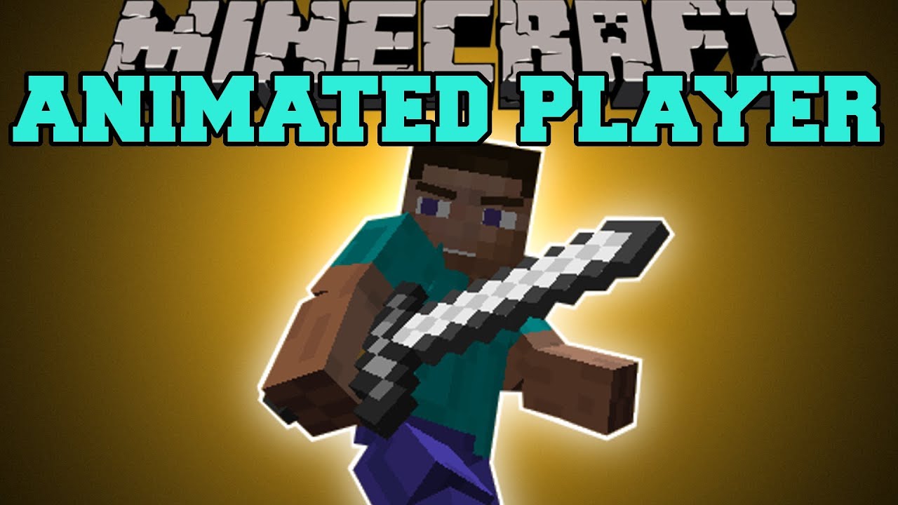 Minecraft: ANIMATED PLAYER (EPIC ANIMATIONS FOR EVERYTHING!) Mod Showcase