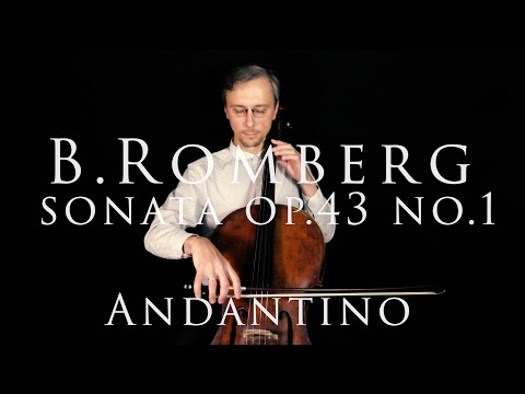B. Romberg Sonata op.43 no.1 Andantino for Cello Fast and Slow Tempo